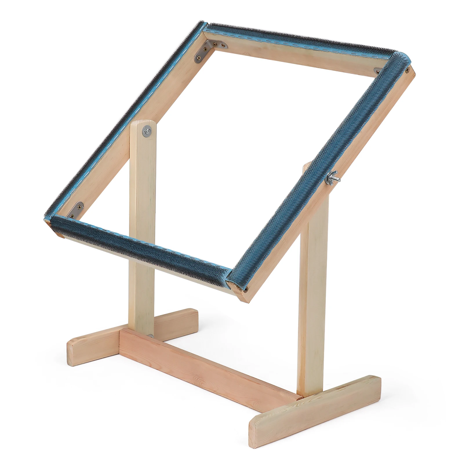 Square-Embroidery-Hoop-Wooden-Gripper-Strips-For-Punch-Needle-Frame ...