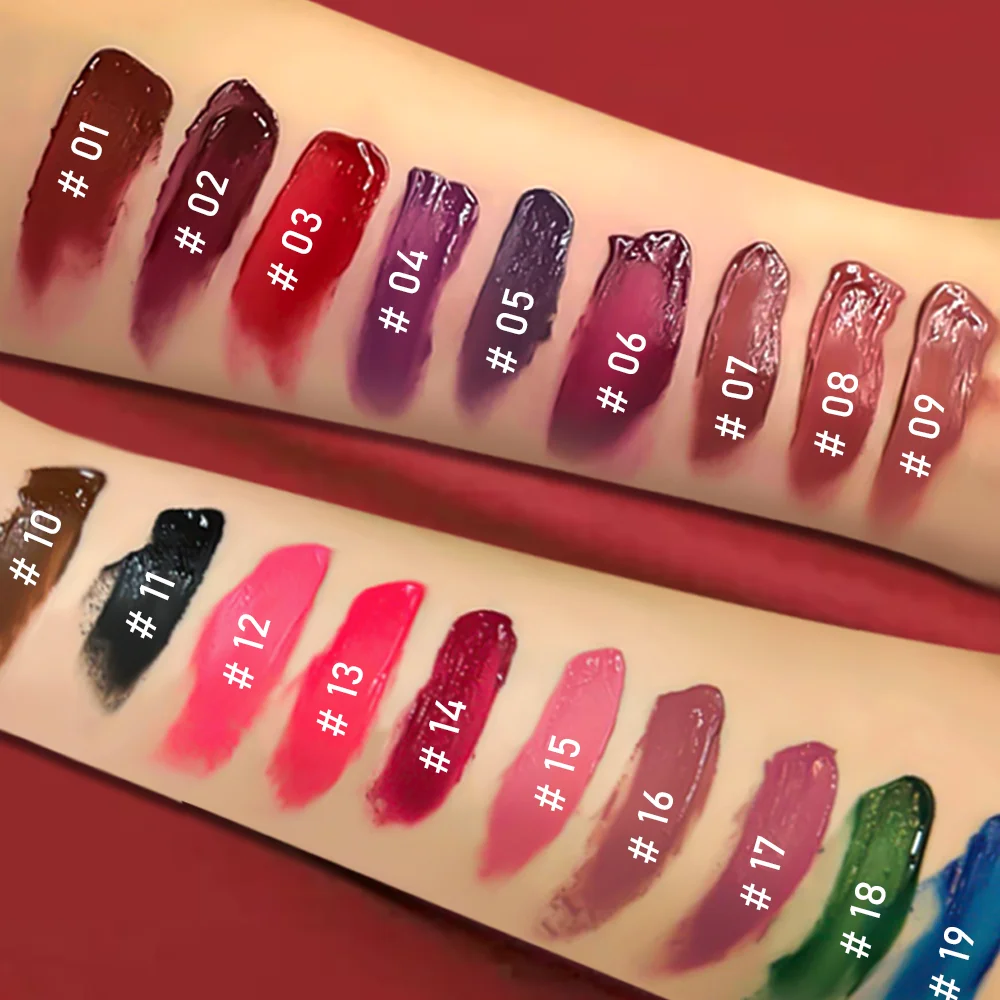 Flora-Ruby-cosm-ticos-de-marca-Original-19-colores-l-quido-de-brillo-de ...