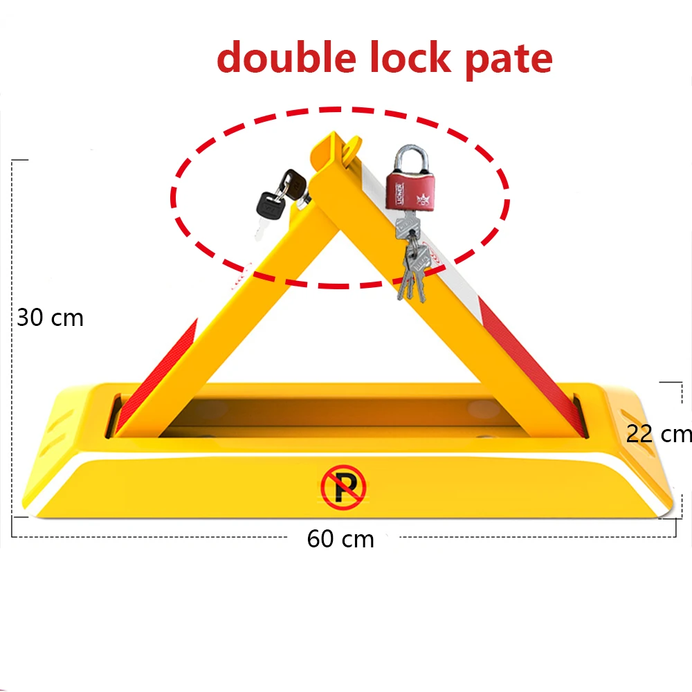 Park-Lot-Reserved-Carport-Folding-Car-Parking-Lock-Barrier-With-Double ...
