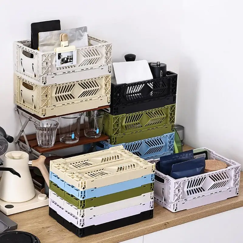 5L-Storage-Crates-Organizing-Storage-Baskets-Foldable-Container-Storage ...