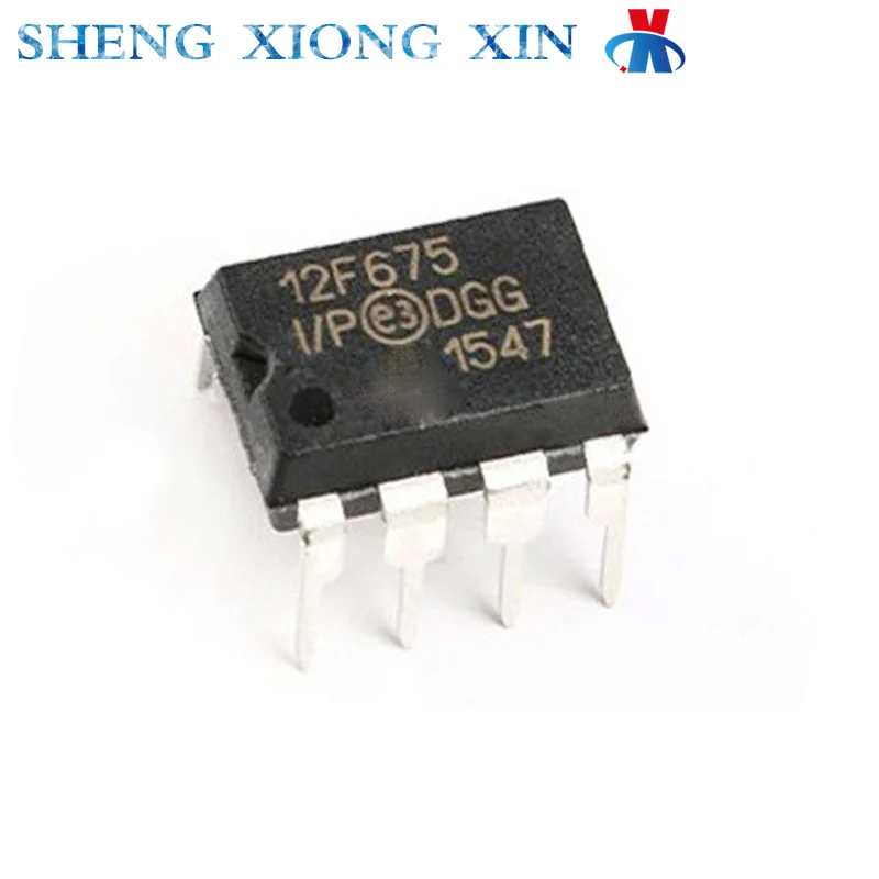 5 pcs/lot PIC12F675-I/P PIC12F675 Encapsulamento DIP-8 PIC12F67 PIC12F6 ...