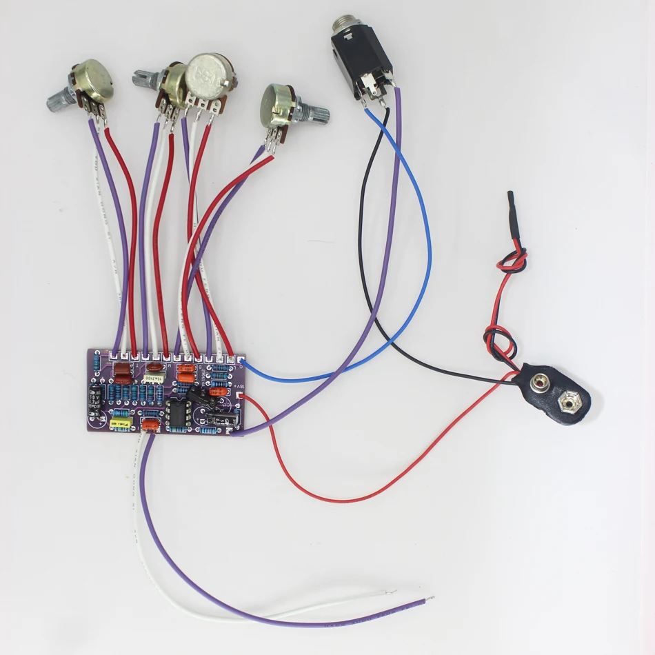 DIY-Built-in-Active-Circuit-Board-adequado-para-Fender-Jazz-Bass-padr-o ...