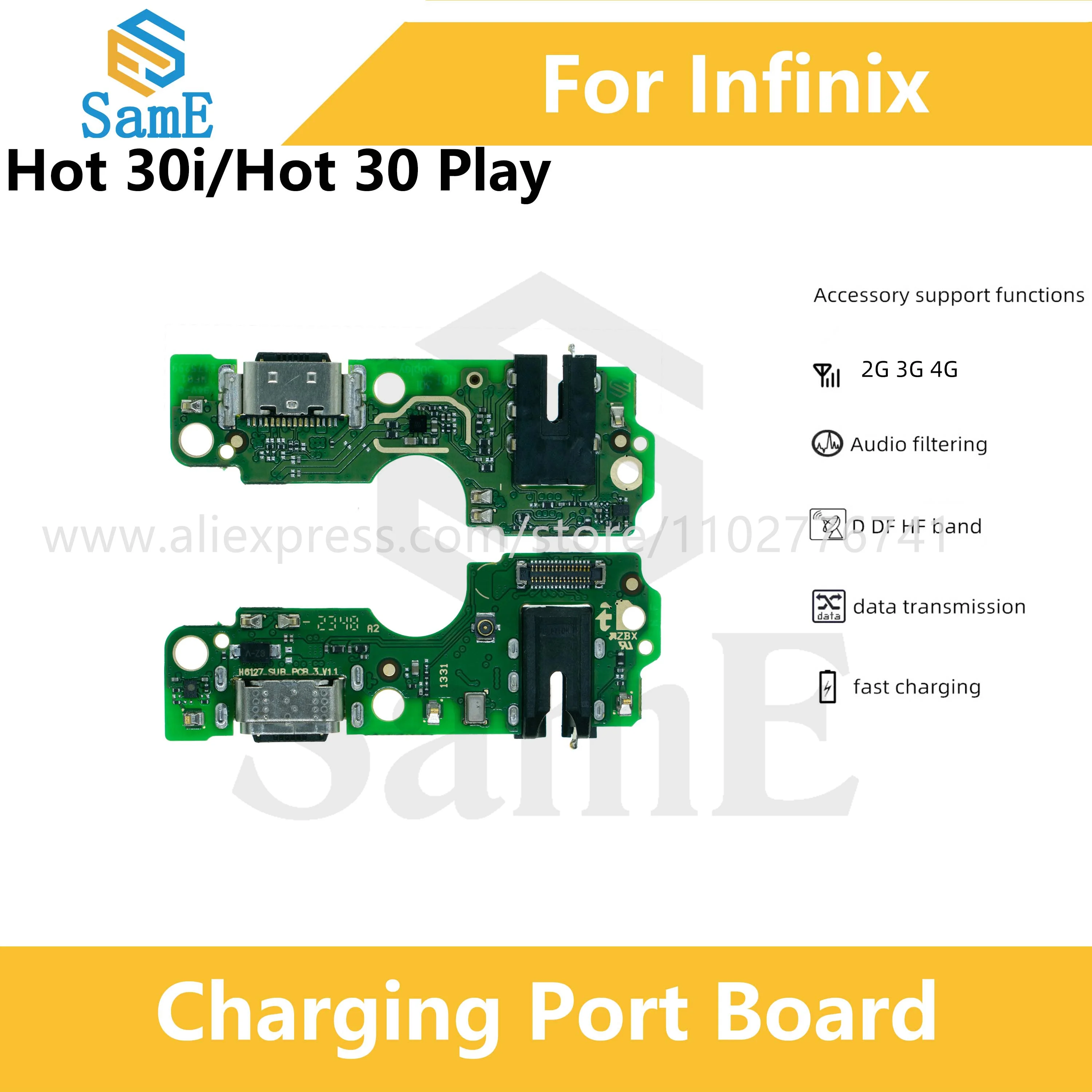 With-IC-fast-charging-For-Infinix-Hot-30i-X669-Hot-30-Play-X6835-USB ...