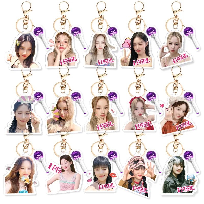 KPOP-G-I-DLE-GIDLE-I-FEEL-Merch-Keychain-for-Women-Men-Kawaii-Fashion ...
