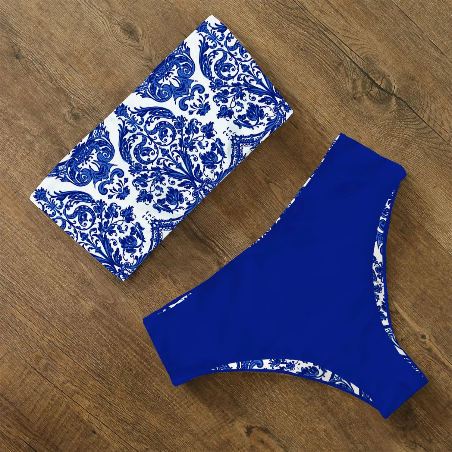 Conjunto-de-biqu-ni-estampado-de-cintura-alta-feminino-moda-praia ...