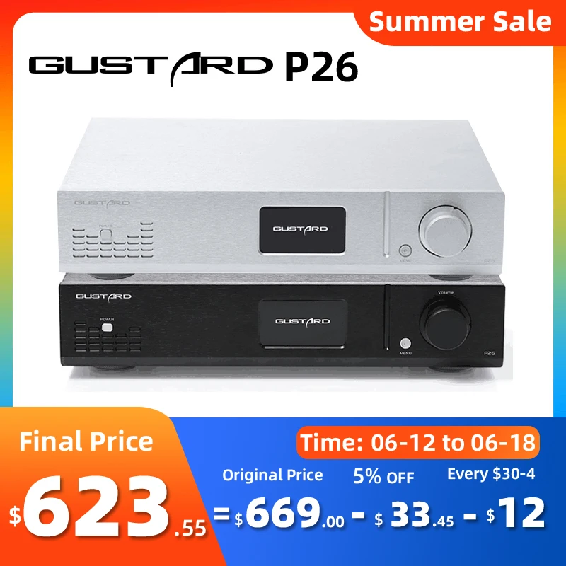 Ladder Bach Preamp Review Gustard P26 Fully Balanced Class A ...