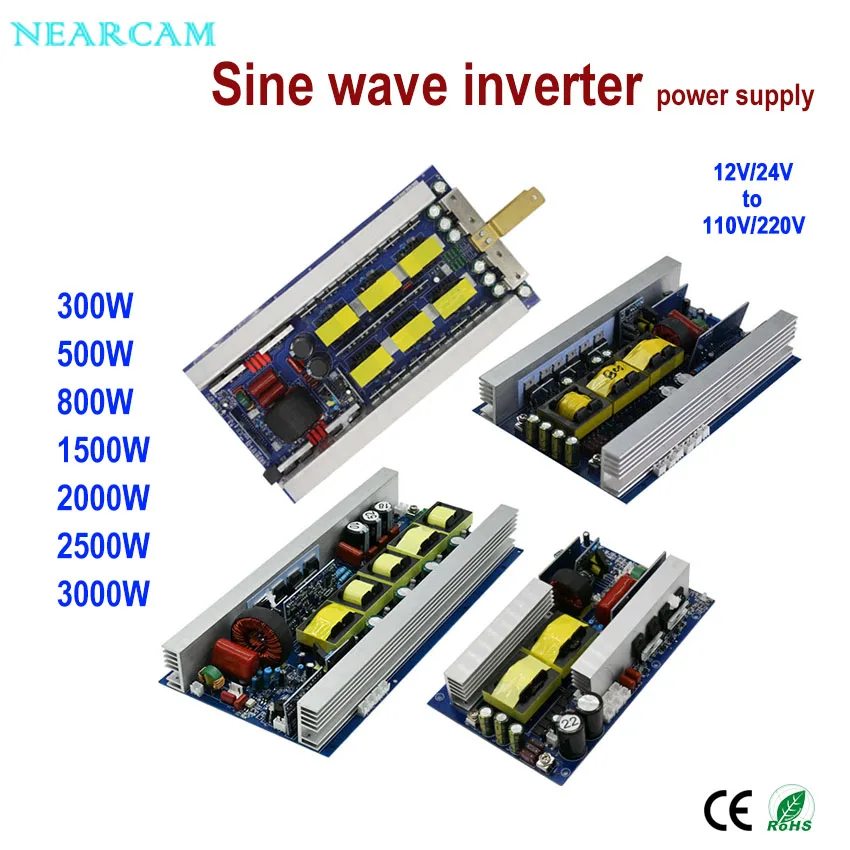Outdoor-power-inverter-2000Wpure-sine-wave-inverter-motherboard-12V24V ...