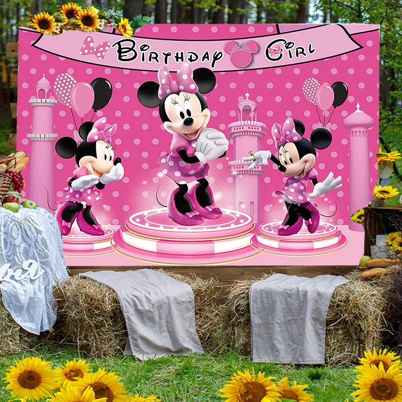 Minnie Mouse Cartoon Pink
