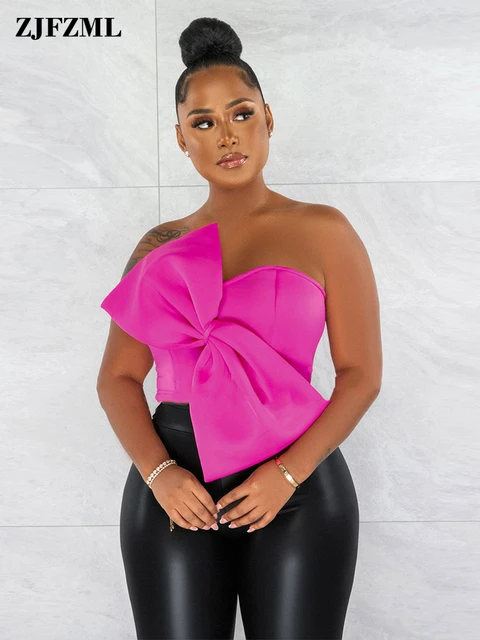 Plus Size Backless Tops