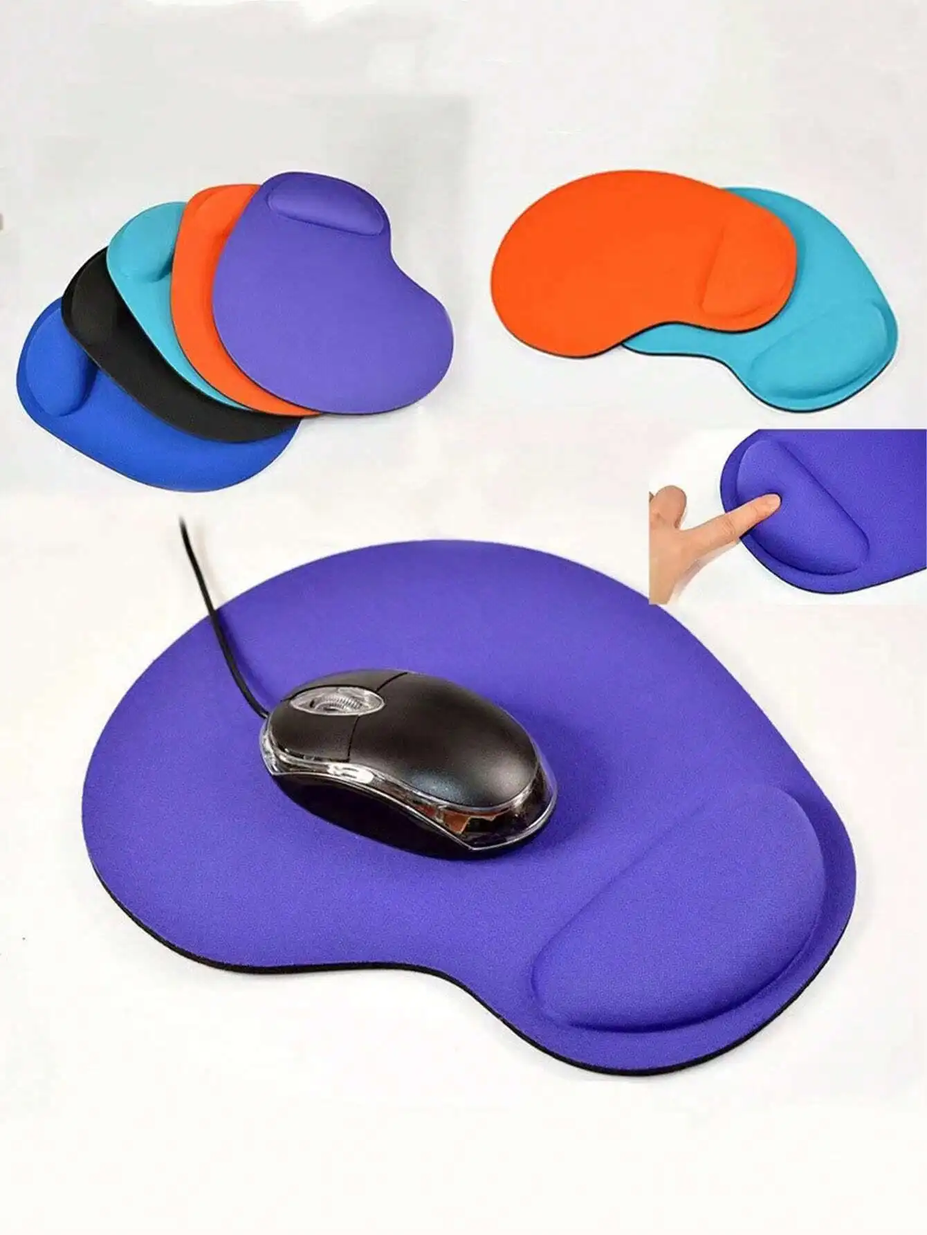 Almofada-de-suporte-de-pulso-espessada-para-Office-Desktop-espuma ...