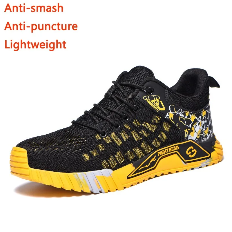 All-Seasons-Men-s-Safety-Shoes-Flying-Woven-Breathable-Sneakers-Steel ...