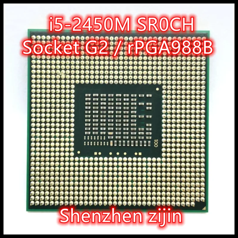 i5-2450M i5 2450M SR0CH 2.5 GHz Dual-Core Quad-Thread Processor 3M 35W ...