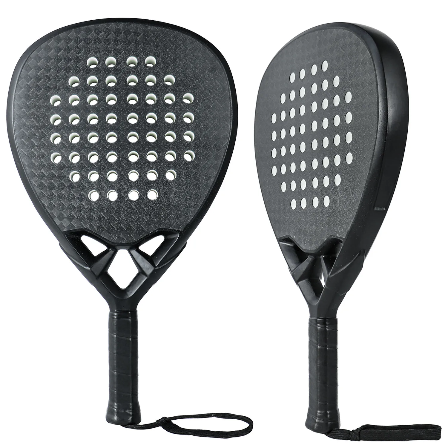 AMASPORT Professional 3/12/18K Carbon Padel Racket Tennis Paddle EVA ...