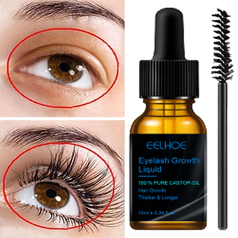 Natural Eyelash Growth Serum 7 Days Fast Eyelashes Enhancer Longer ...