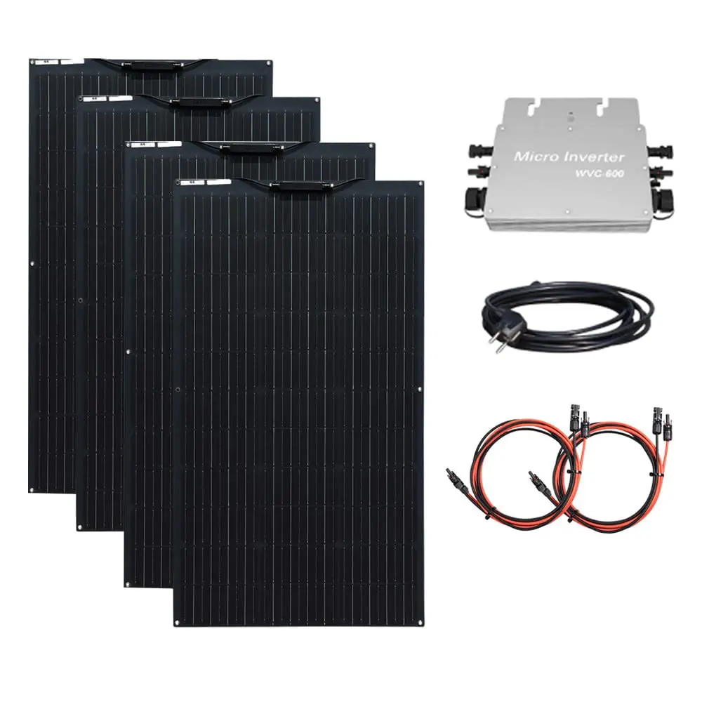 Grid-connected-solar-panel-system-balcony-600W-400W-200W-painel-solar ...