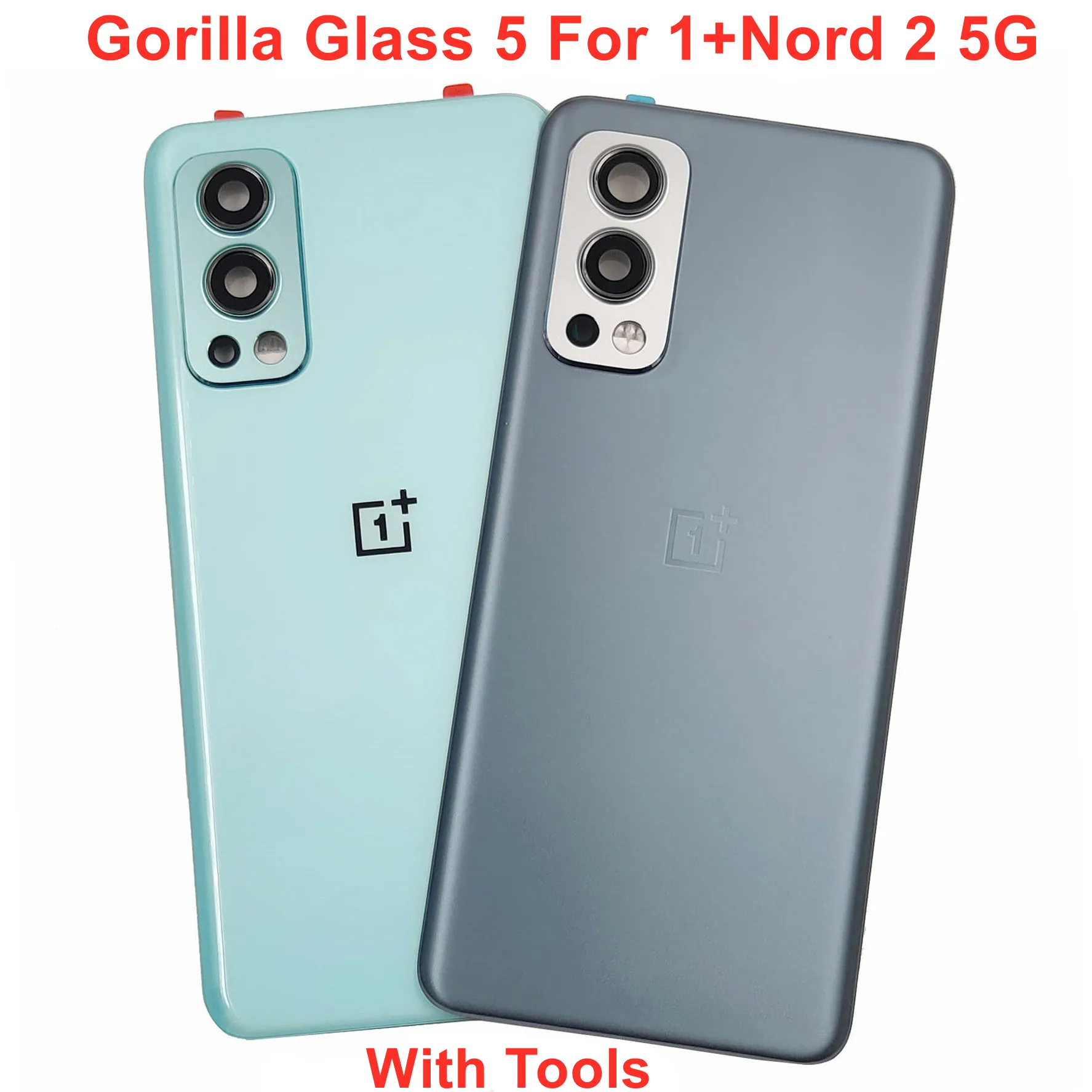 Cubierta de batería 100% Original para OnePlus Nord 2 5G Gorilla Glass ...