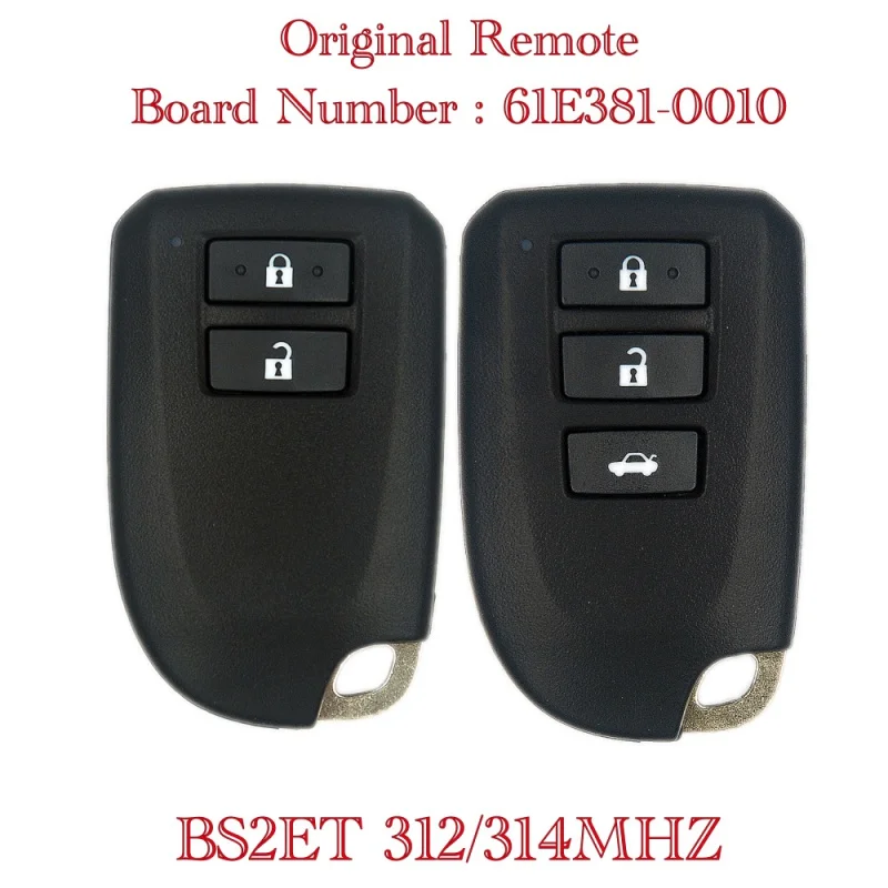 BaoJiangDd-car-key-Fit-For-YARIS-L-VIOS-Smart-Key-312-314MHz-8A-Chip ...