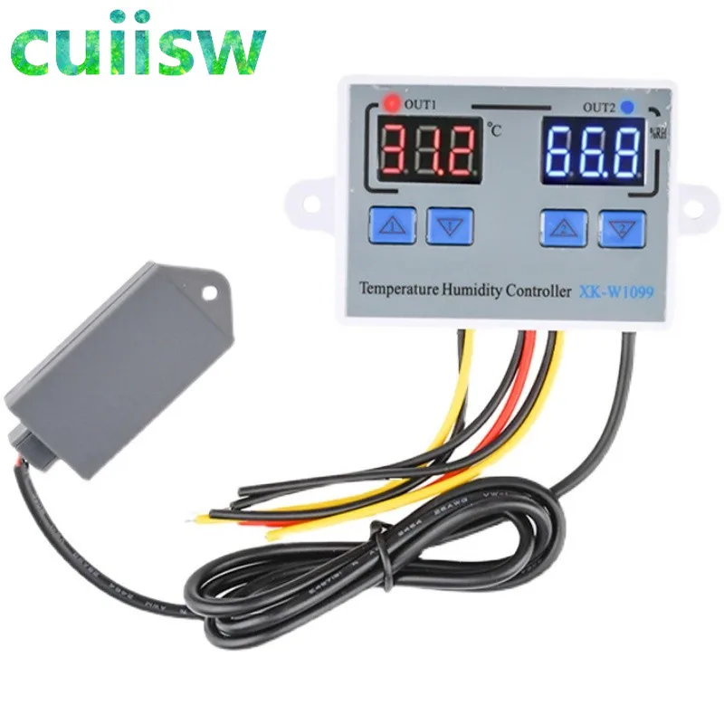 W1099-LCD-Intelligent-Digital-Display-Temperature-Humidity-Controller ...