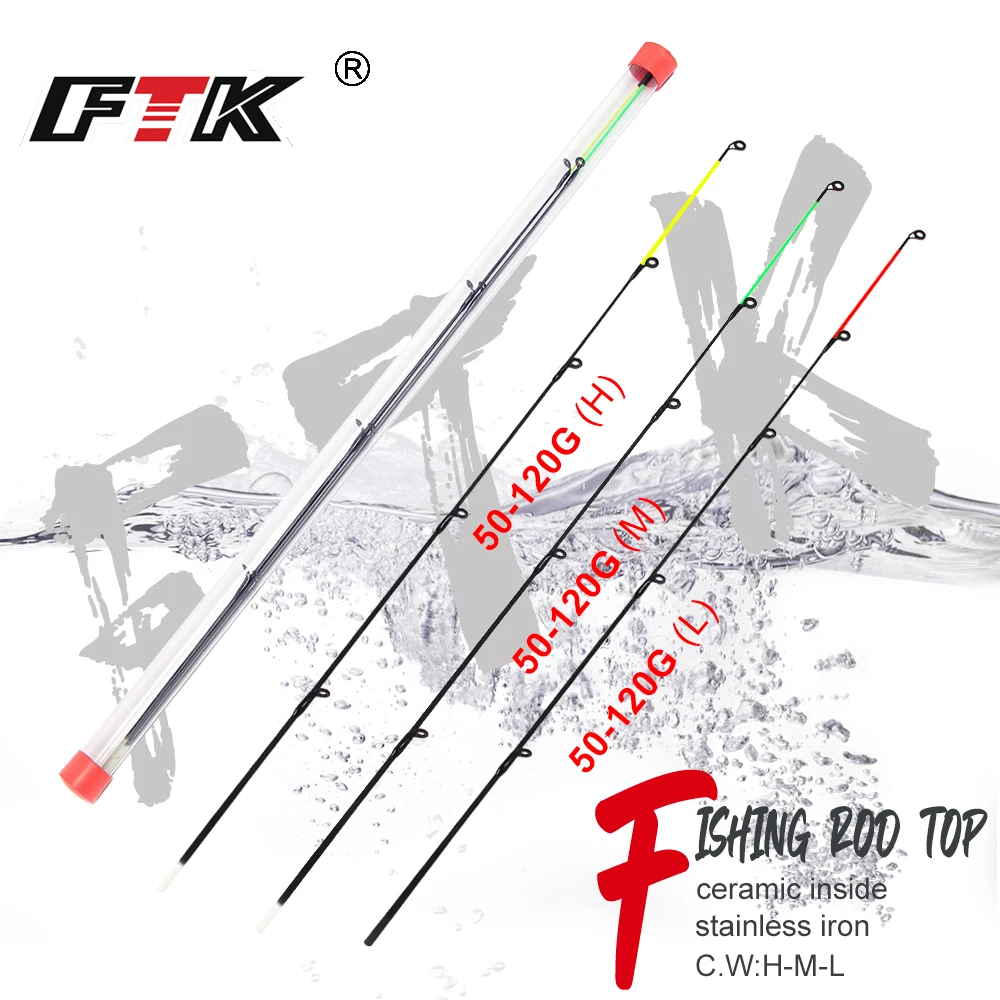 FTK-Carbon-fiberglass-Top-Tip-120gM-L-H-Feeder-carp-rod-Top-Tip-Fishing ...