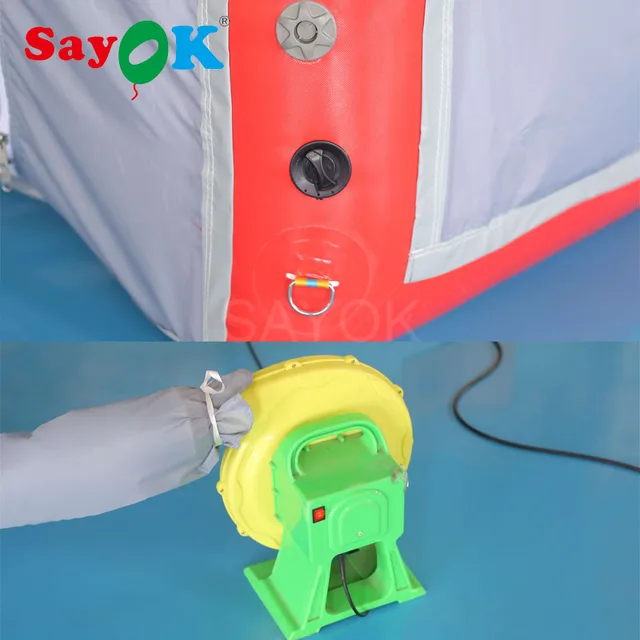 SAYOK 7m Giant Inflatable Paint Booth Inflatable Spray Booth PVC Truck ...