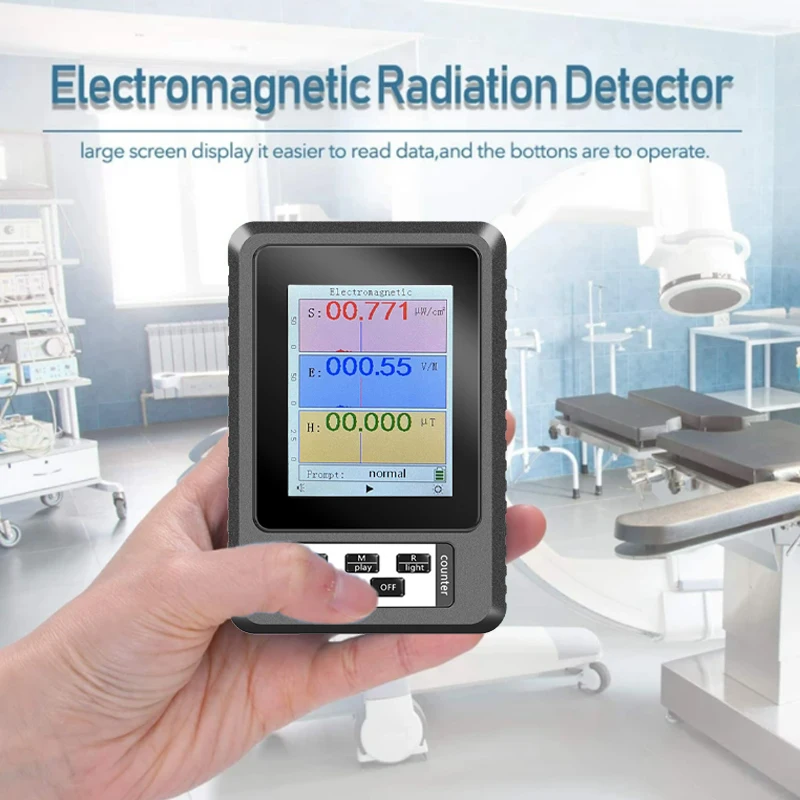 Br-9a-xr-2-pro New Electromagnetic Radiation Detector Emf Meter High ...