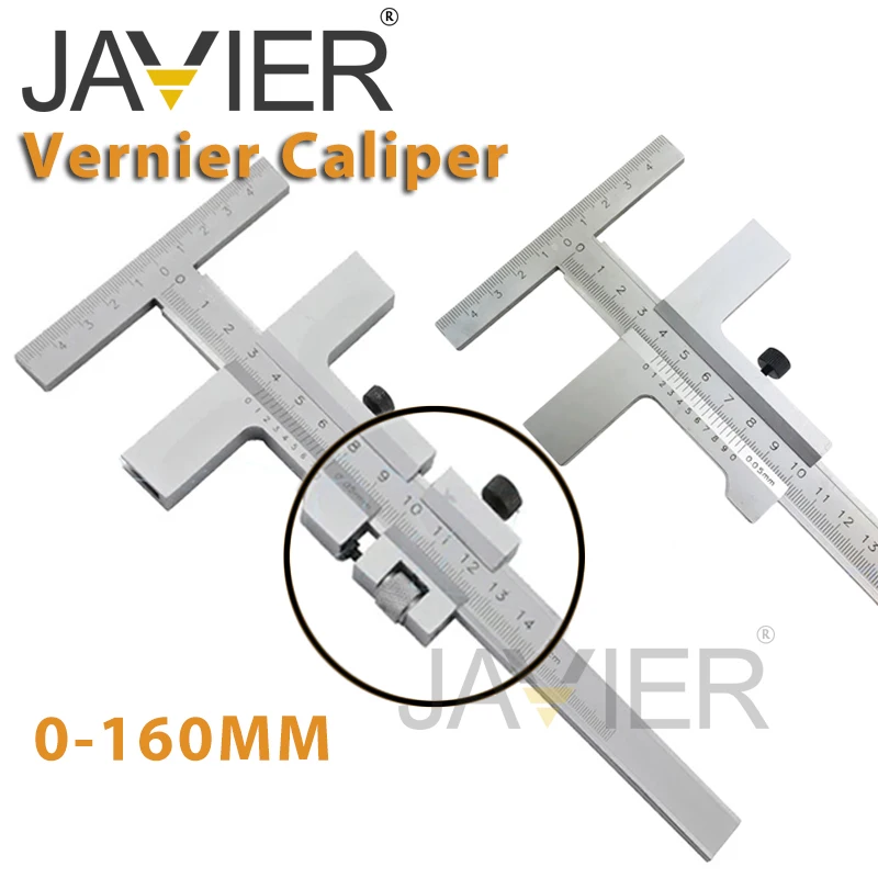 Vernier-Caliper-Steel-0-160mm-DIN862-Measuring-Guage-Marking-Vernier ...