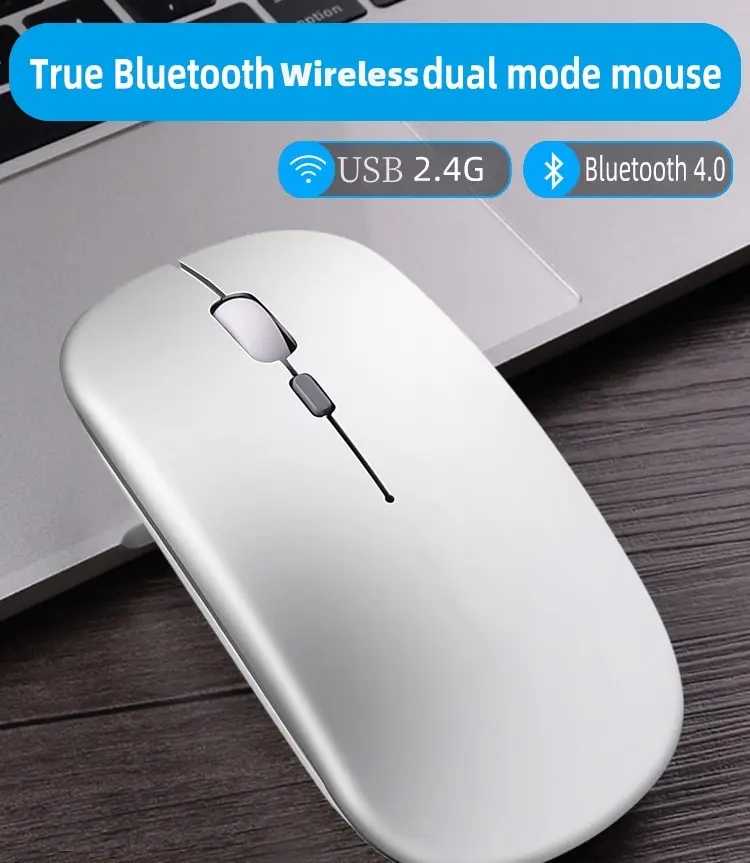 Tablet-Phone-Computer-Bluetooth-Wireless-Mouse-Charging-2-4G-USB ...