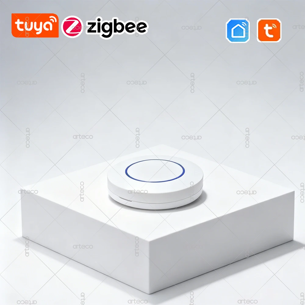 Tuya Zigbee Button Wireless Smart Scene Switch Automation Scenario Push ...