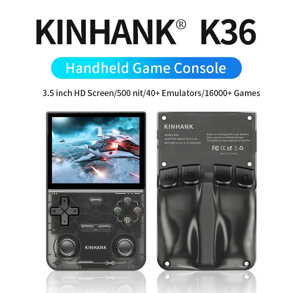 KINHANK-consola-de-videojuegos-port-til-Retro-K36-de-c-digo-abierto ...