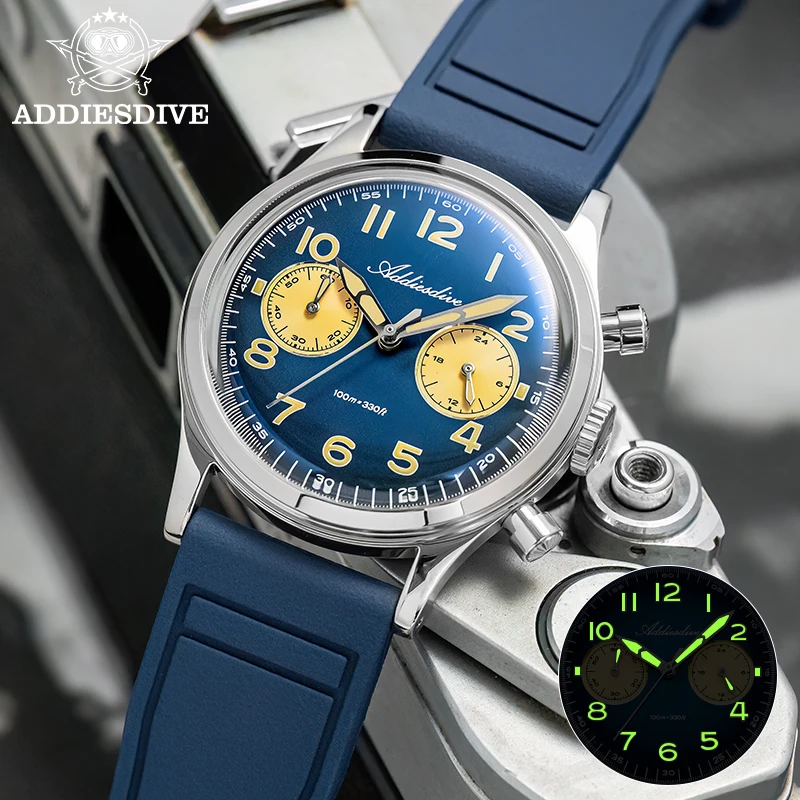ADDIESDIVE Top Brand Man Watch 10Bar Waterproof AD2516 Super Luminous ...