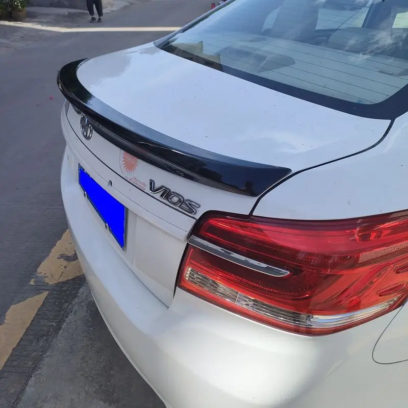 For-Toyota-Vios-Yaris-Spoiler-2014-2015-2016-2017-ABS-Plastic-Unpainted ...