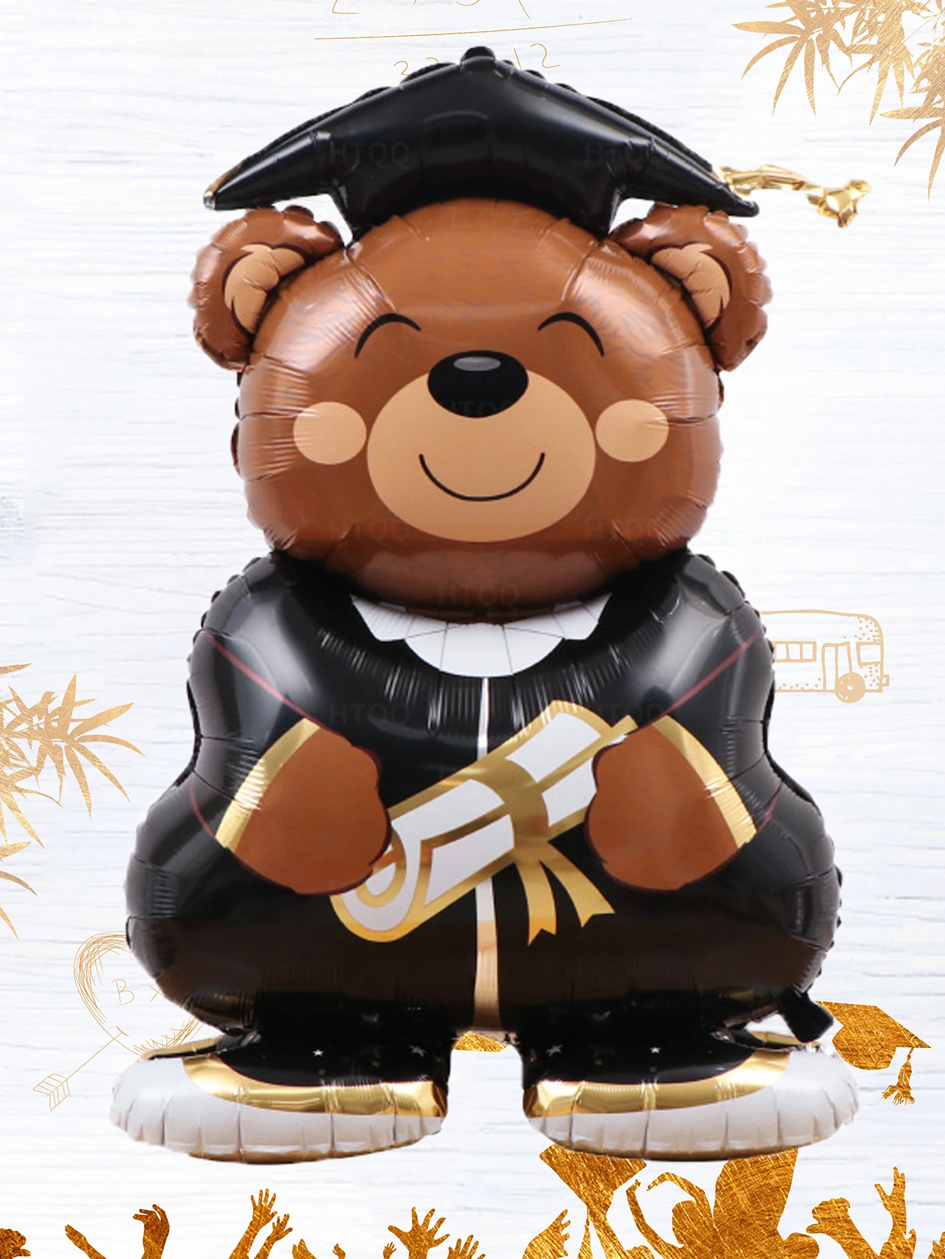 1pc-150cm-Large-Stand-Graduation-Brown-Bear-Doctor-Balloons-Graduation ...