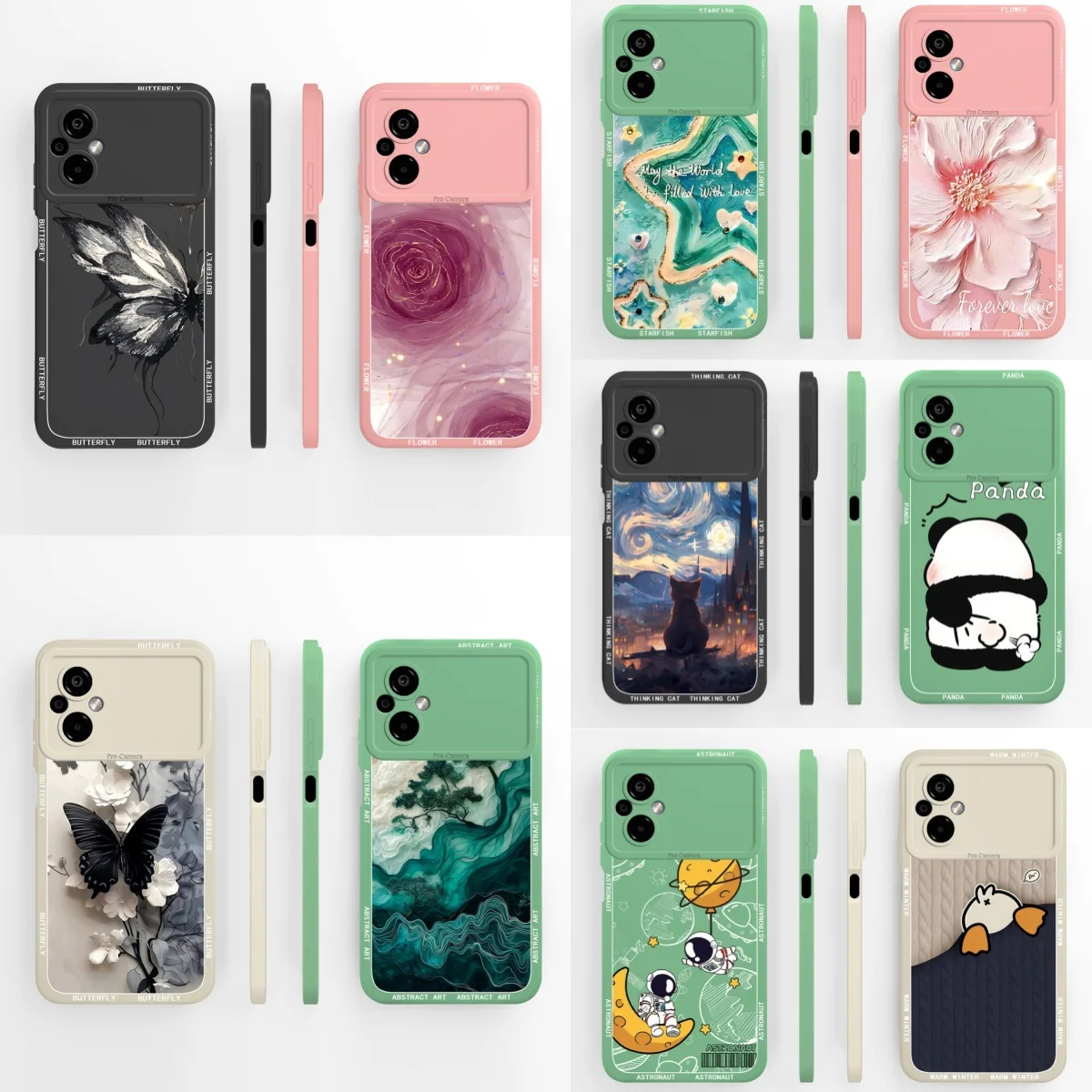 For Poco M5S M5 Case Exquisite Fundas Soft Liquid Silicone Premium ...