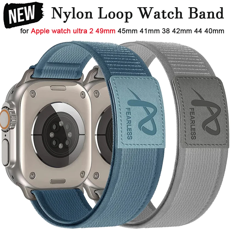 Nylon-Loop-Strap-for-Apple-Watch-Ultra-2-Band-49mm-45mm-44mm-42mm-41mm ...