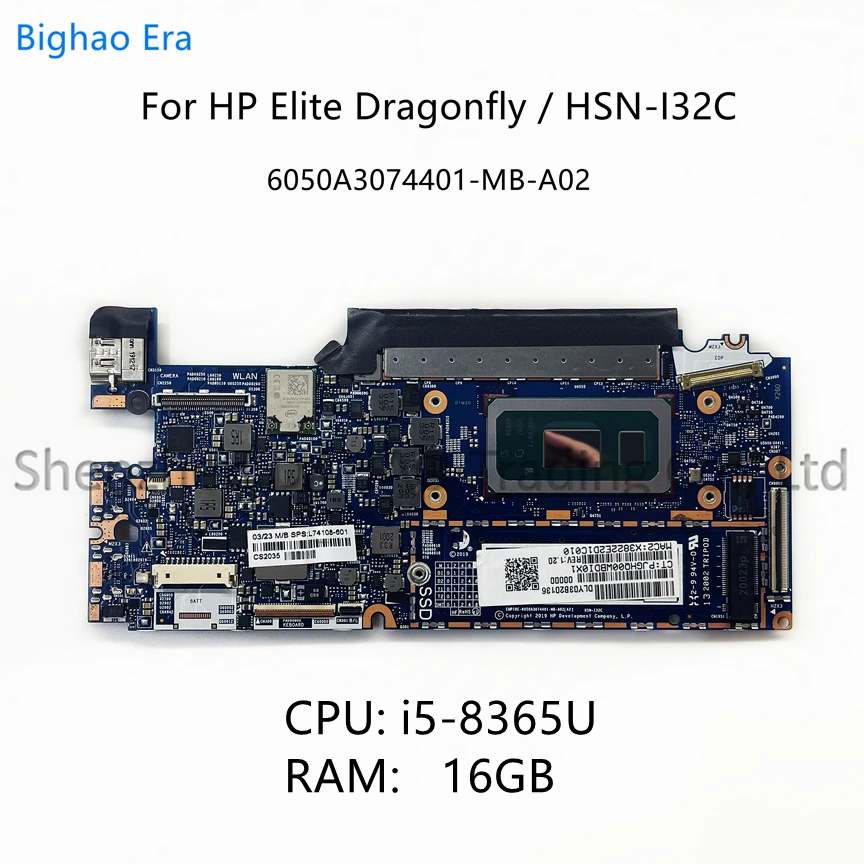 L74108-601 L74108-001 HSN-I32C For HP Elite Dragonfly Laptop ...