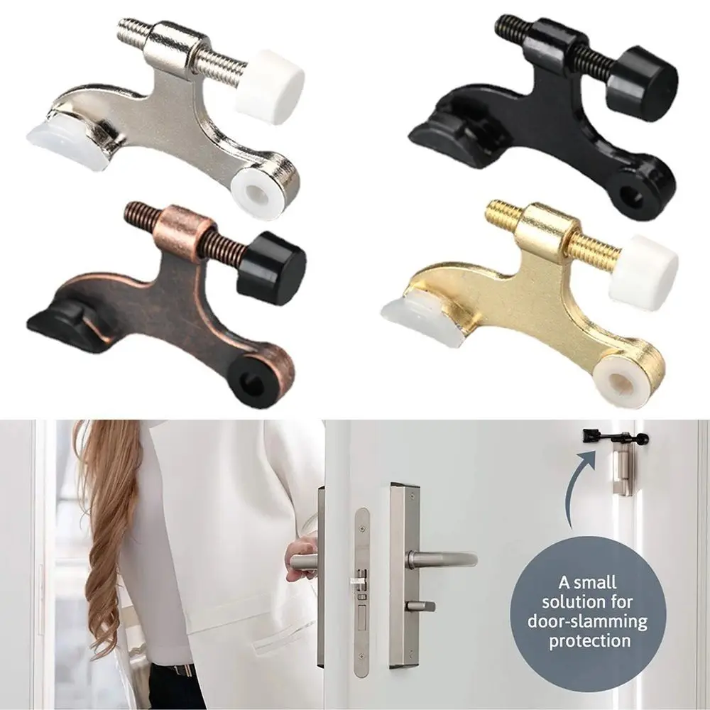Rubber Hinge Pin New Zinc alloy Bumper Damper Hidden Doorstops Thicken ...