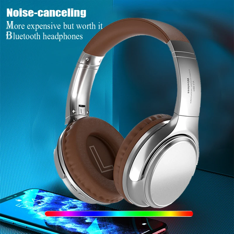 Headset Over Ear Bluetooth Earphone Subwoofer Earpiece Wireless ...