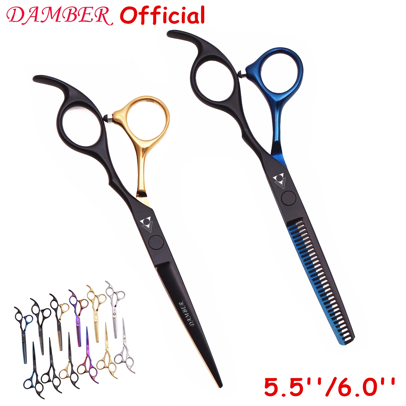 Hair Scissors 5.5 6.0 Professional Hairdressing Scissors Thinning ...