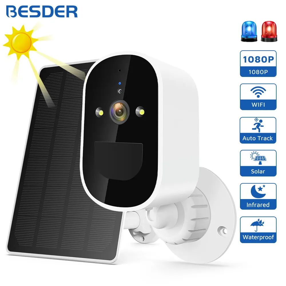 Battery Powered Outdoor Wireless Security Cameras - Wifi Solar Camera ...