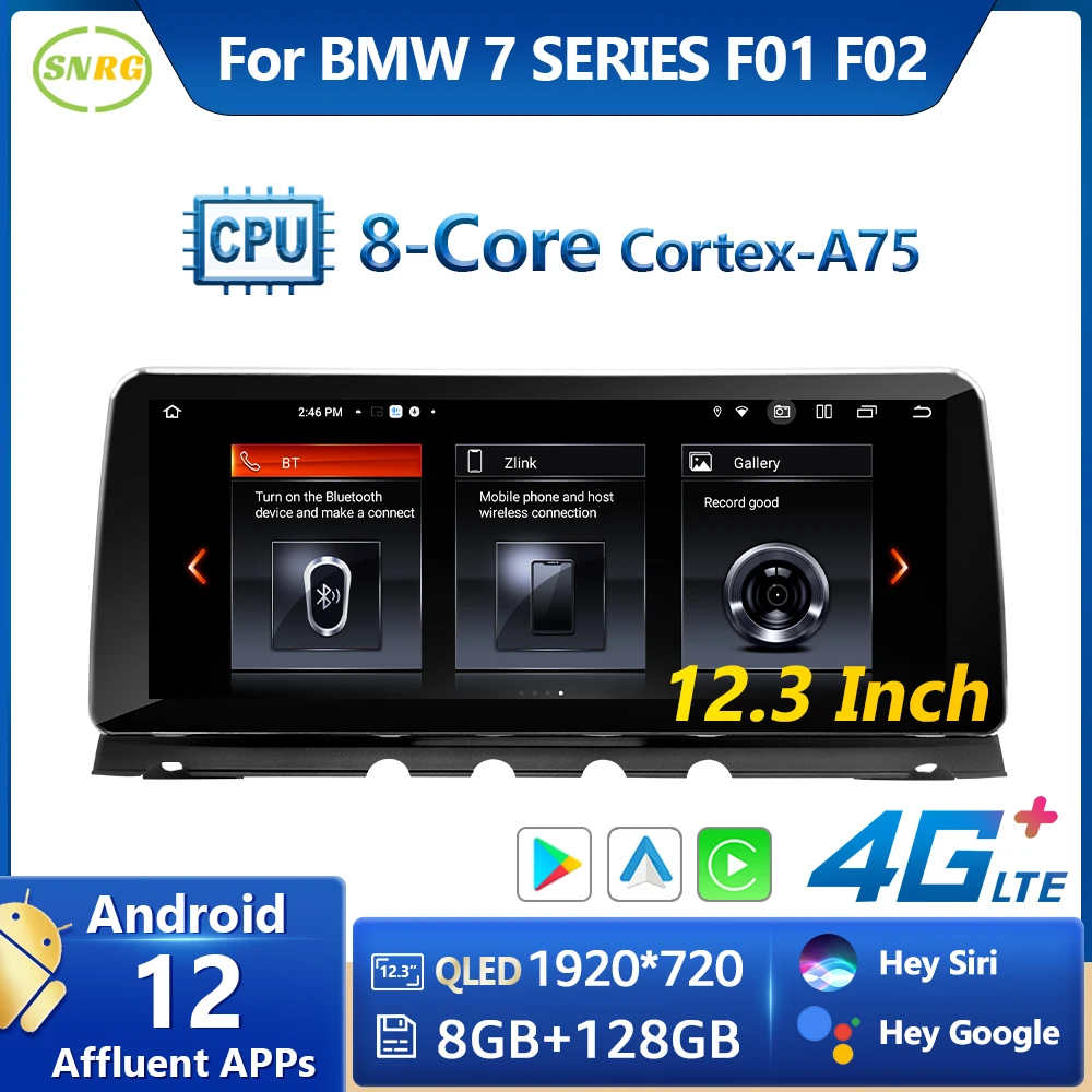 Car Radio Android Screen For BMW F01 F02 7 Series CIC NBT Accessories ...