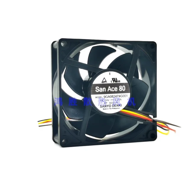 original 8cm 8025 9GA0824P4G001 24V 0.21A 4-wire inverter silent ...