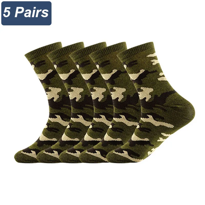 5-Pairs-Spring-And-Autumn-Men-High-Quality-Mid-Tube-Socks-Camouflage ...