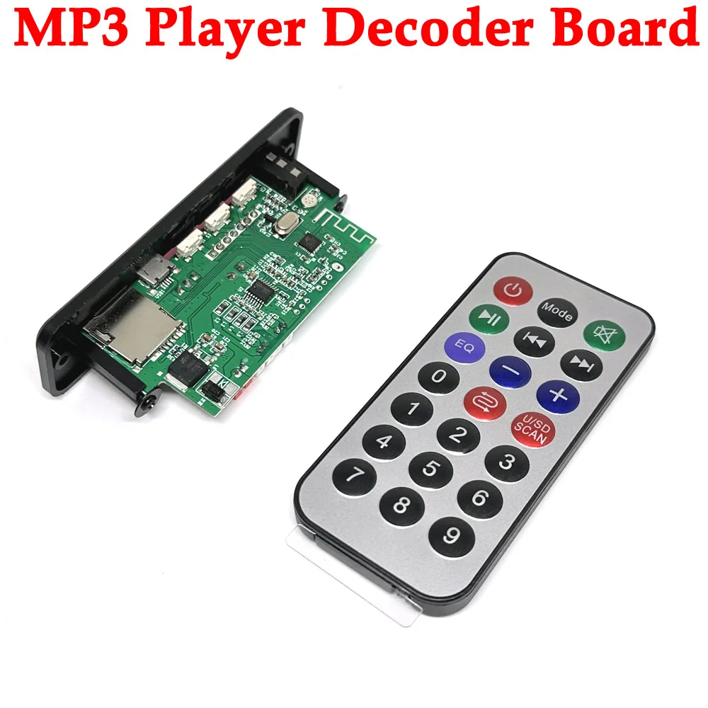 1pcs-Bluetooth-5-0-MP3-Player-Decoder-Board-FM-Radio-TF-USB-12V-AUX ...