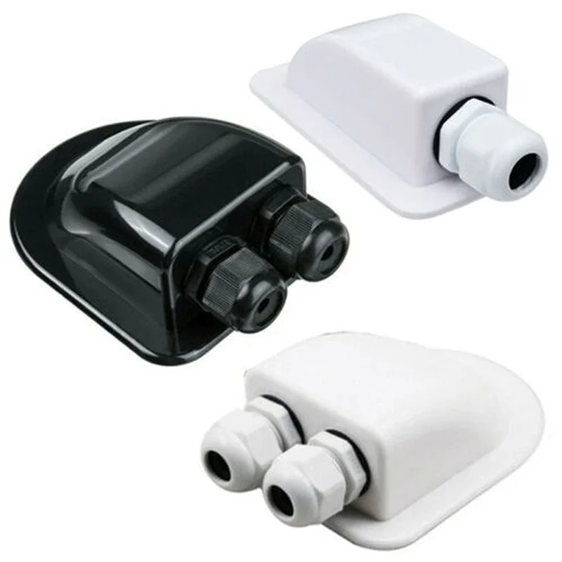1-2pcs-Solar-Cable-Entry-Gland-Box-RV-Roof-Waterproof-ABS-Solar-Entry ...