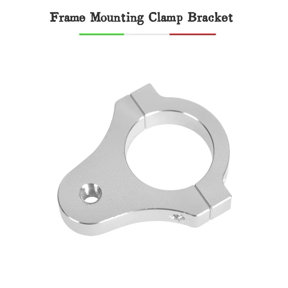 Motorcycle-Steering-Damper-Fork-Frame-Mounting-Clamp-Bracket-Fit-For ...
