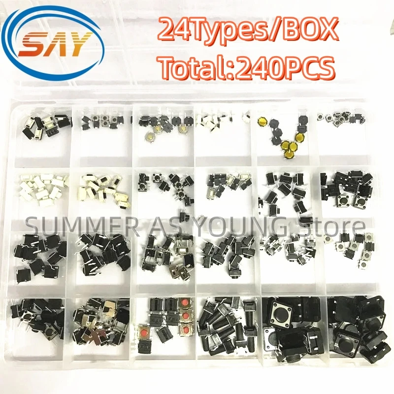 24Types-Box-Assorted-Micro-Push-Button-Tact-Switch-Kits-Reset-Mini-Leaf ...