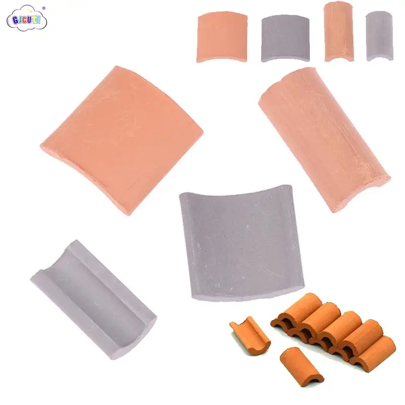 60Pcs-1-16-Scale-Mini-Roof-Tiles-For-Landscaping-Miniature-Roof-Tiles ...