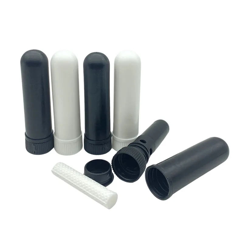 100pcs White Blank Nasal Inhaler Empty Aromatherapy Oil Nasal Inhaler ...