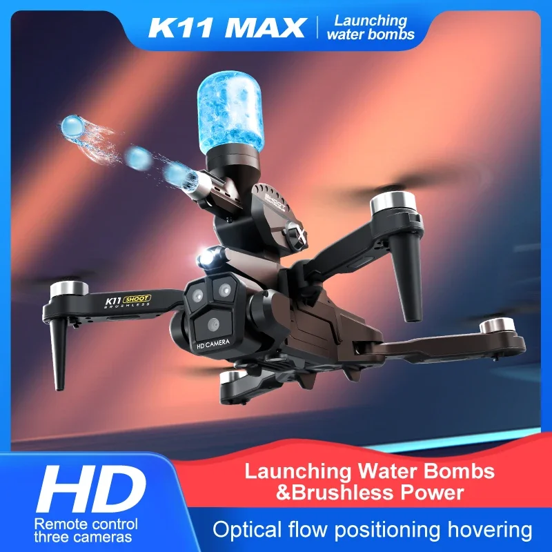 Hot-Selling-K11-Max-Water-Bomb-Drone-Electric-3-Cameras-4k-Drone-Brushless-Obstacle-Avoidance ...
