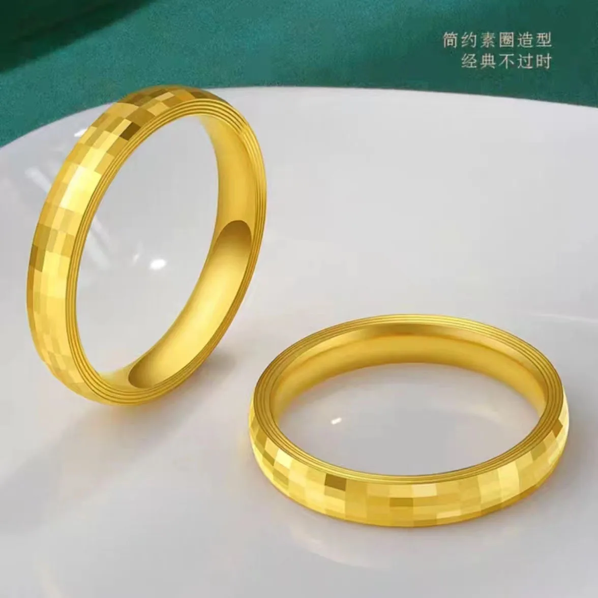 24K-pure-gold-dragon-scale-diamond-ring-for-men-and-women-AU999-ring ...